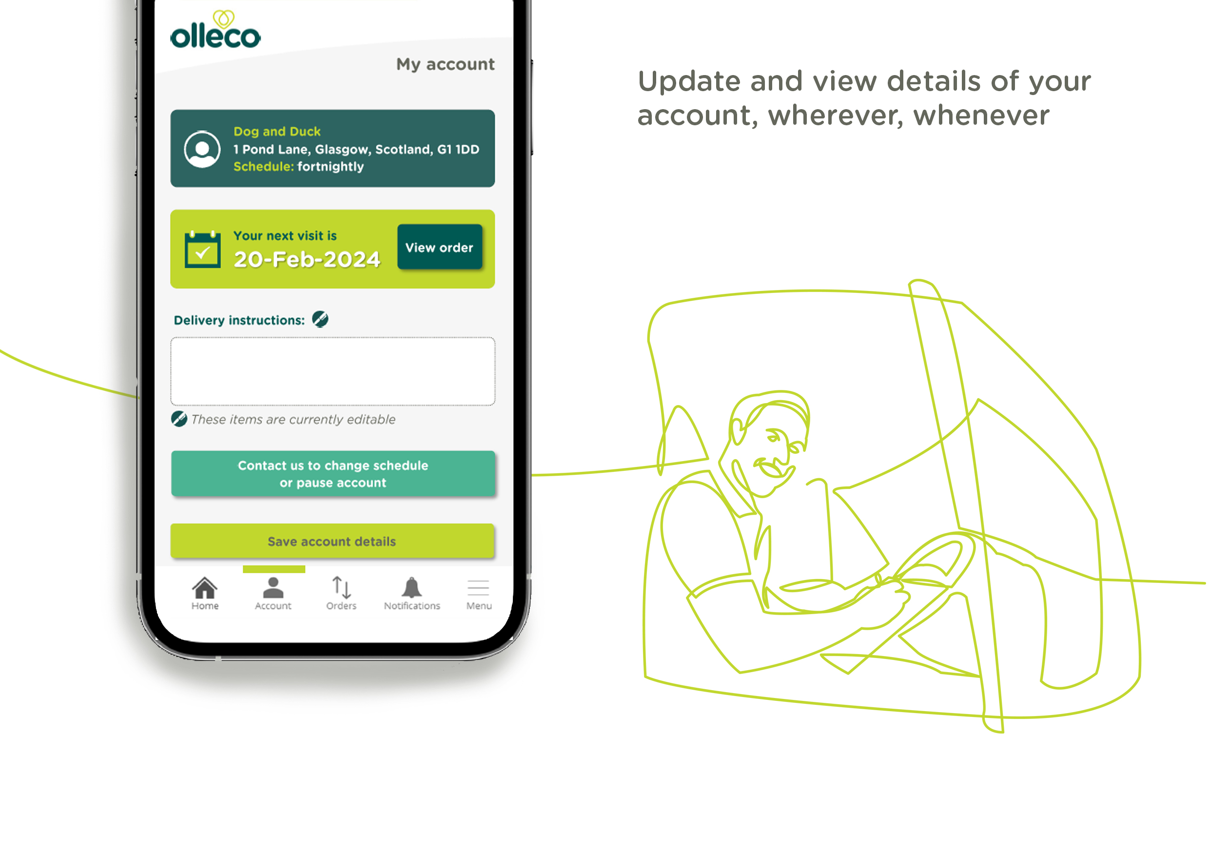 Self-service oil app | Olleco